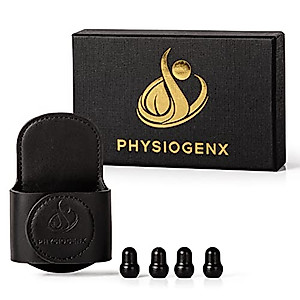 Stethoscope Holder Hip Clip With Upgraded Secure Magnetic Closure - Our Hygienic Stethoscope Clip is Designed to Hold All Brands & Styles - Includes Replacement Stethoscope Ear Tips (Black)