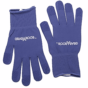File Gloves Plus Grabaroo Gloves, Medium (Pack of 1), Purple