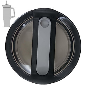 40 OZ replacement lid Compatible for Stanley H2.0, Spill and Splash Proof Tumbler Lids for Stanley Cup and More Coffee Cups - Perfect for Travel, Home and On-The-Go Use (Black3)