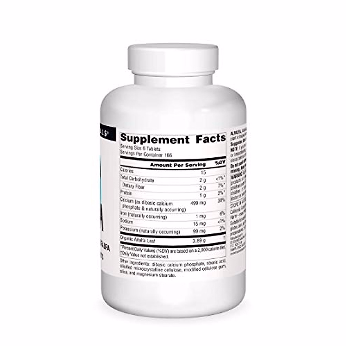 Source Naturals Alfalfa 10 Grain Dietary Supplement - 1000 Tablets