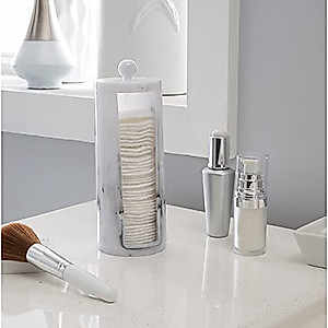 Simplify Marble, Durable, Easy to Refill Cotton Pad Holder Bath Accessories Organizers Collection
