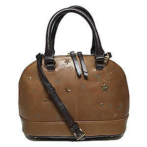 Tignanello Vintage Leather Andromeda Mini Dome Crossbody, Etched Rust