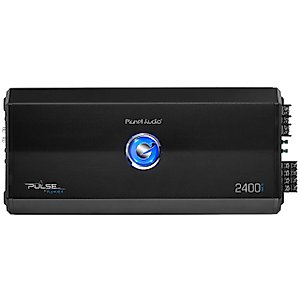 Planet Audio PL2400.4 4 Channel Car Amplifier - 2400 High Output, High/Low Level Inputs, High/Low Pass Crossover, Hook Up to Subwoofer for Bass