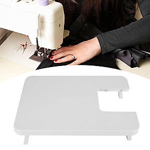 Sewing Machine Extension Board, Portable ABS Plastic Mini Desktop Sewing Machine Extension Table Extension Board for Household Home Sewing Craft Accessories, 13.9x9.9x2.8inch