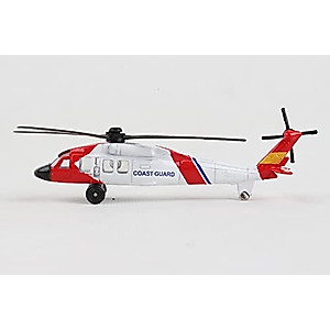 Daron Worldwide Trading Runway24 Coast Guard Helicopter, Black, Red
