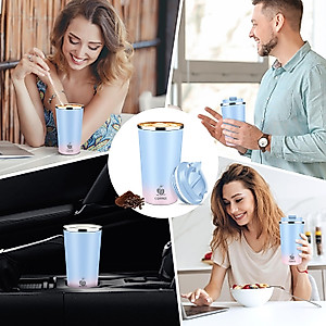 17oz Insulated Travel Coffee Mug with Flip Lid – Leakproof Stainless Steel Insulated Coffee Tumblers, Portable Thermos Cup for Hot & Cold Drinks, Perfect for Camping & On-the-Go