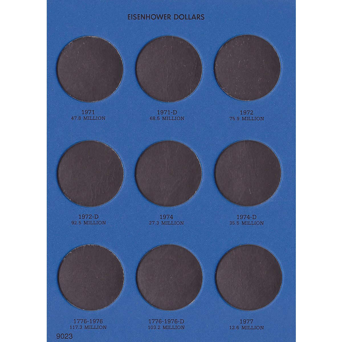 UPC 9 780307 09023 EISENHOWER ANTHONY DOLLAR 1971-1981 Whitman 9023 ALBUM #17