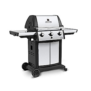 Broil King 946854 Signet 320 Propane Gas Grill, Stainless Steel & Black