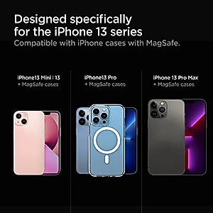 Spigen ArcField for MagSafe Charger, Magnetic Wireless Charger for iPhone 14 MagSafe Charger Fast Wireless Charging Pad Compatible with iPhone 13 Pro Max 13 Mini 12 Pro Max 12 Mini AirPods 3