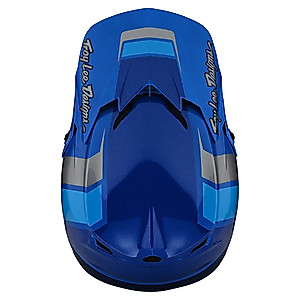 Troy Lee Designs GP Anarchy Adult Offroad Motocross Dirt Bike ATV Powersports Racing Full Face Helmets Lightweight Ventilated Youth GP Helmet; NOVA Blue MD