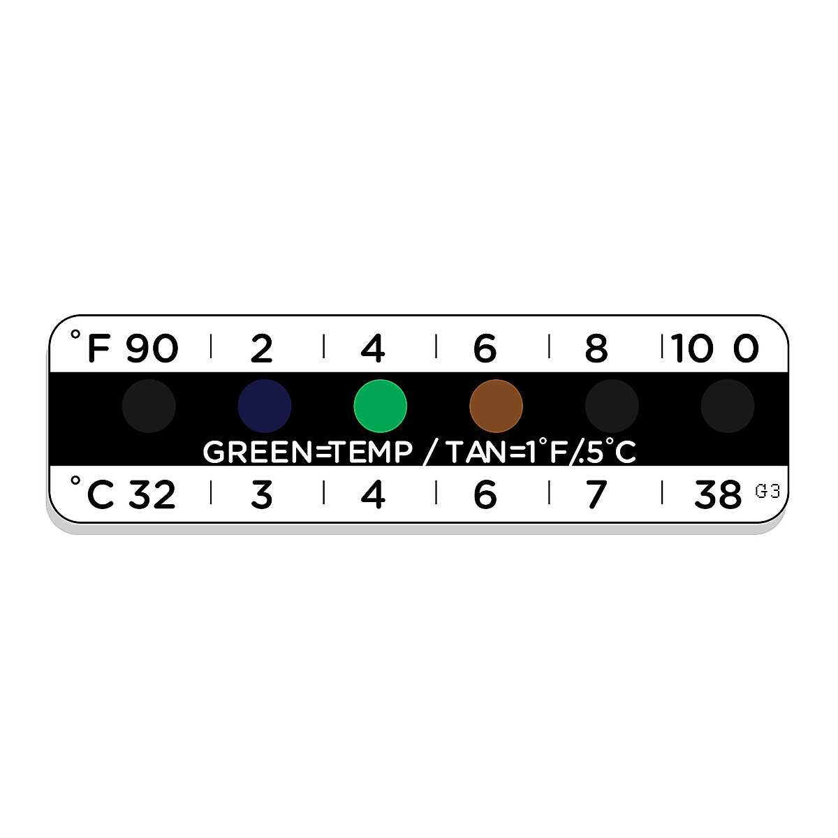 Temperature Strips for Urine Drug Testing (25 Pack)