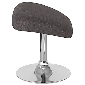 Flash Furniture Egg Series Dark Gray Fabric Ottoman