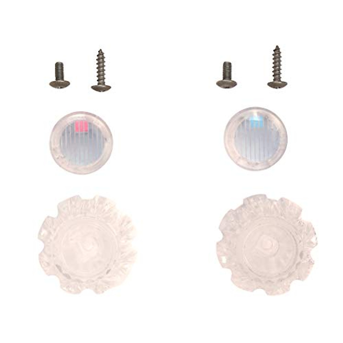 Danco 14884 Pair of Handles for Sterling Faucets, White|Clear