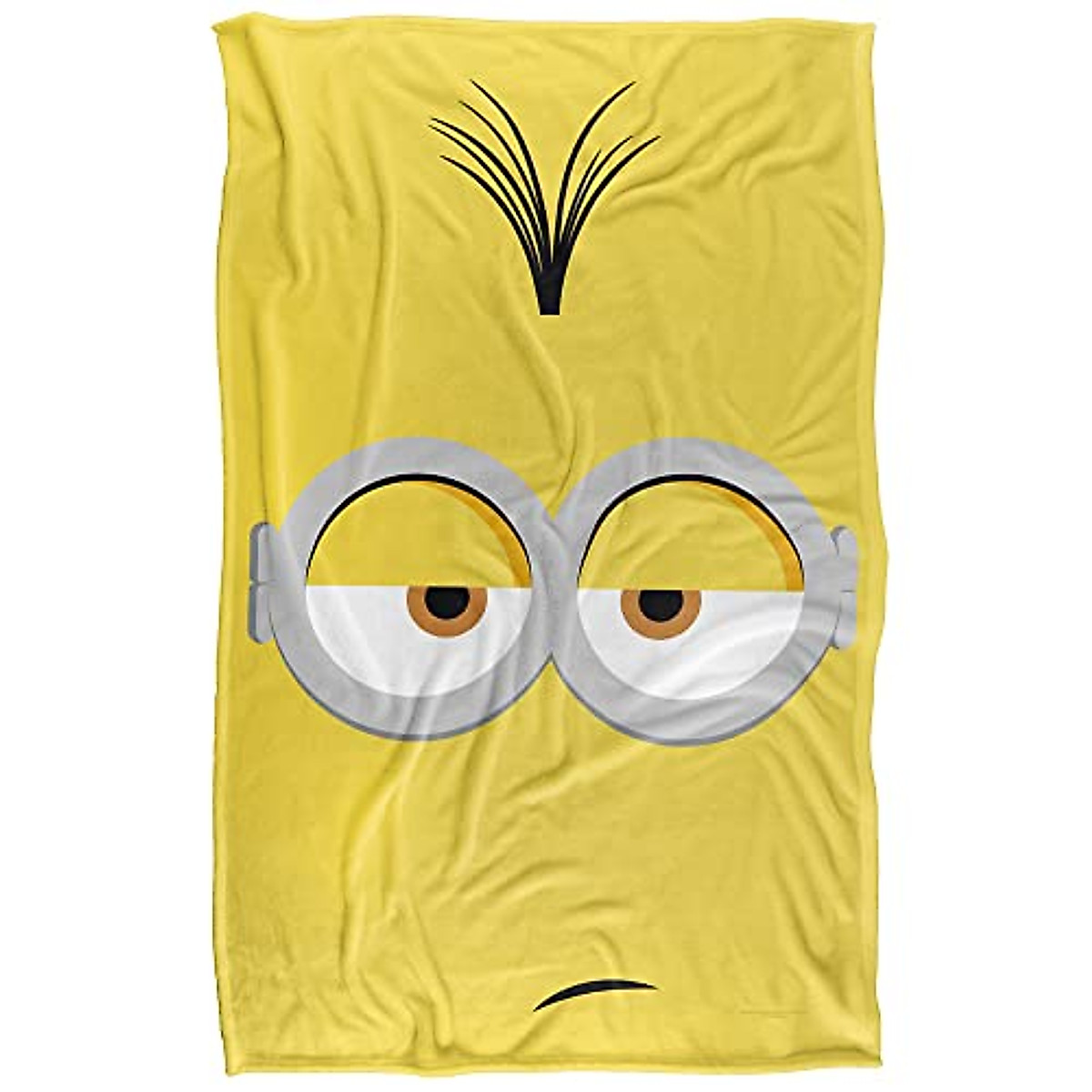 Minions Blanket, 36"x58", Kevin Face Silky Touch Super Soft Throw Blanket
