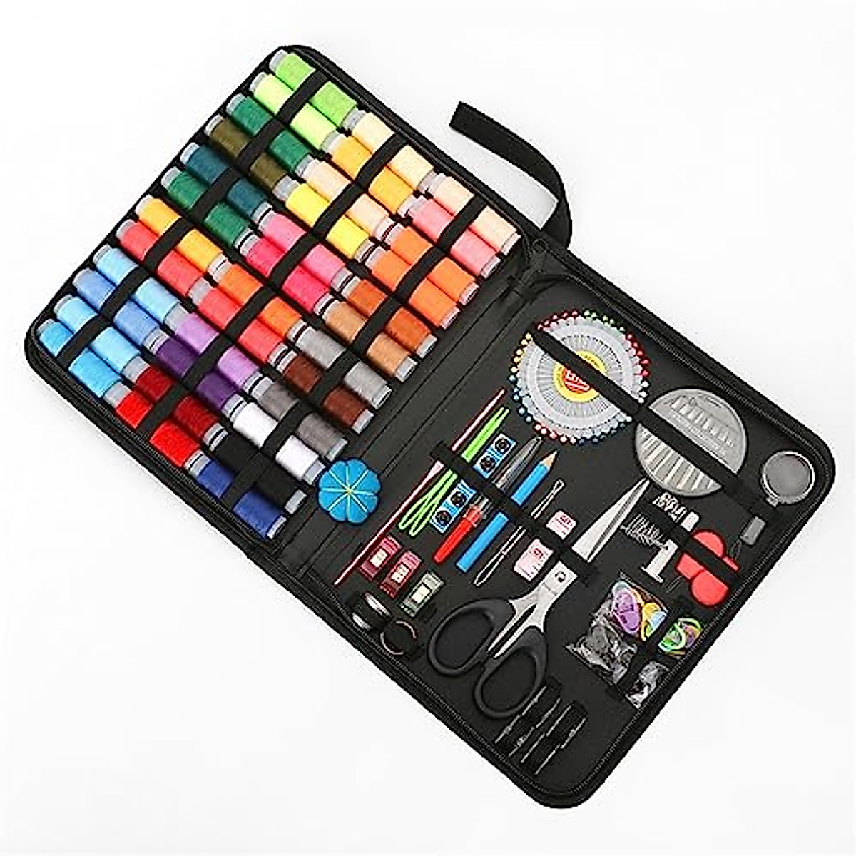 IRDFWH Home Travel Sewing Box Set Practical Sewing Thread Oversized Bag Sewing Kit