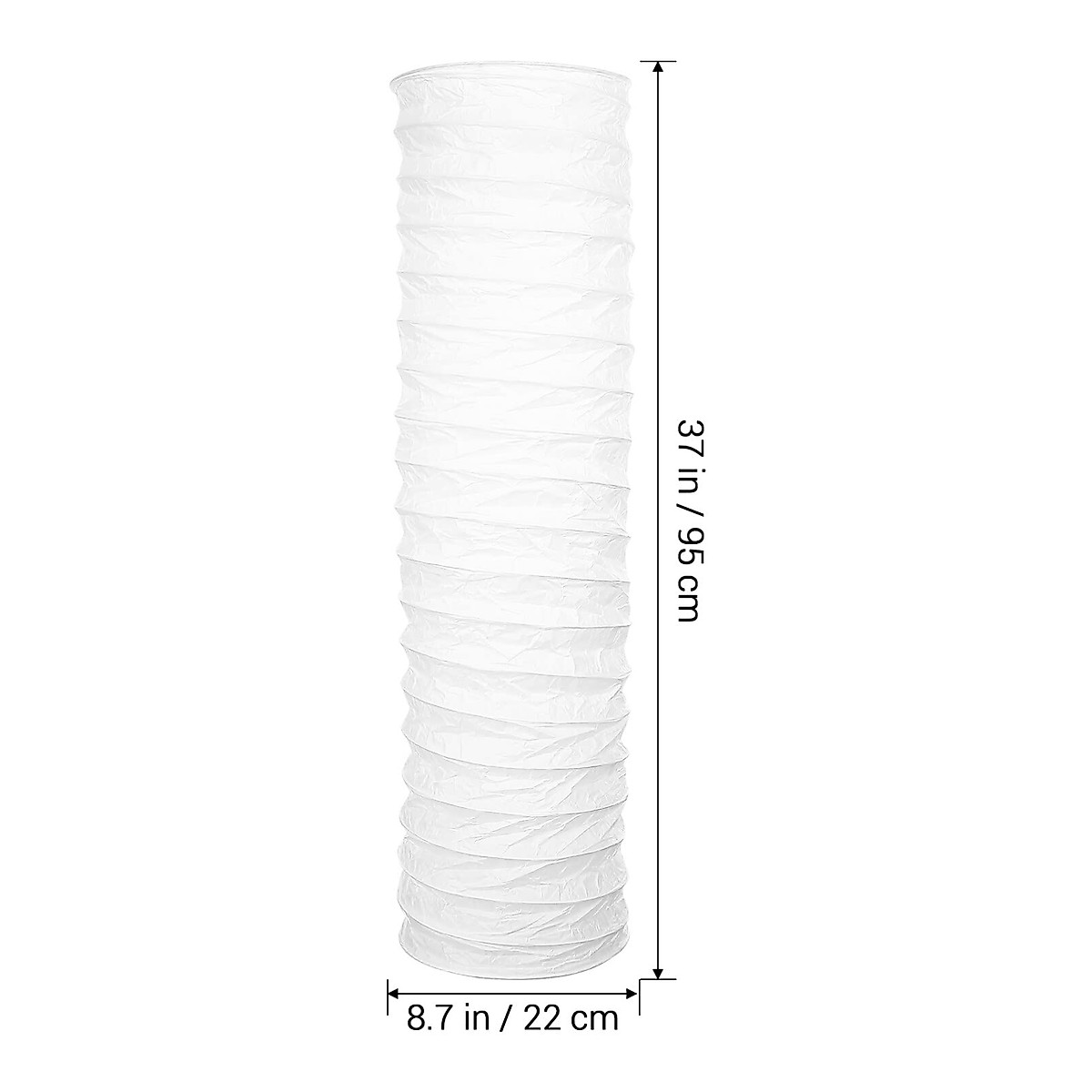 STOBOK Rice Paper Floor Lamp Shade Nordic Style Table Light Cover Floor Standing Lampshade Protector Cover Replacement for Home Hotel Bedside Desk Wall Floor Lamp