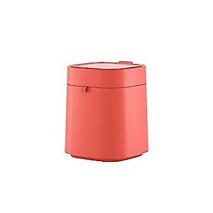 TOWNEW T Air X Orange Self Sealing Trash Can, 3.5 Gallon Automatic Garbage Can with Motion Sensor and Handle, Smart Trash Bin for Living Room Bedroom Kitchen Restroom, Orange