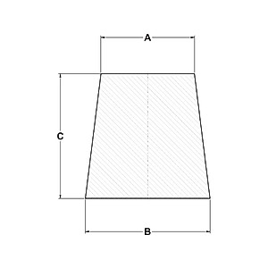 Caplugs BN107 BN-SH Series – Tapered Masking Plug, 100/Bag, Black Neoprene, Max ID 0.563" x Min ID 0.320" Thread Protection, Secure Seal, Painting, Plating, Anodizing, Finishing (SH-20017)