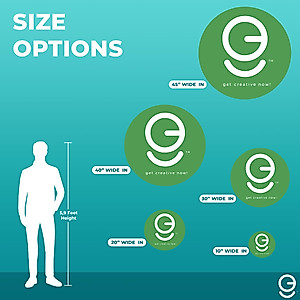 EGD Customized Wall Decal with Logo for Your Office or Home | Wall Decoration | Interior Design | Corporate Image | Professional Image | Customized Logo (BP-A) (Custom Business Logo)