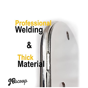 JBscoop Garden Hose Holder Stainless Steel Small Wall Mount Garden Hose Hook, Ideal for Water, Air, Hydraulic Hose, Ropes, Extension Cords Heavy Duty & Rust Proof