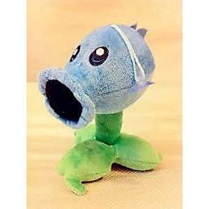 OZIF Ozkocak Plants Plush vs Blue ice Pea Plush Figure Toys, Shooter Plush Birthday, Hallowen Zombies Pea Decor Valentinas, Christmas, Super Gift(Blue Peashooter)