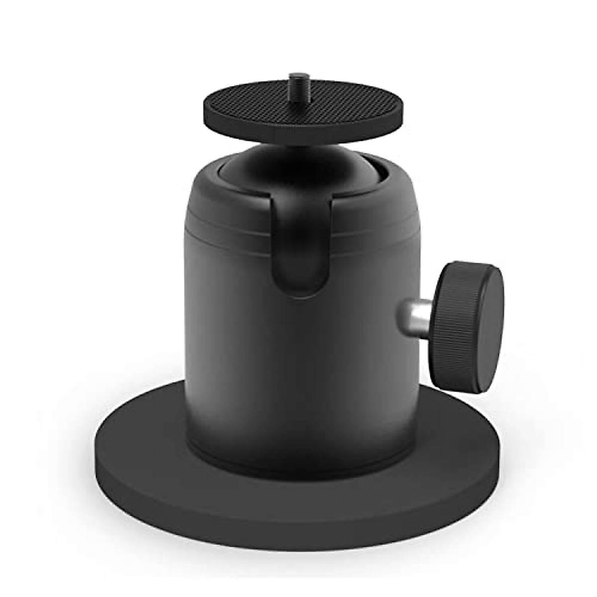 TSUYA Magnetic Camera Mount Base 60 LBS GoPro Magnetic Mount with Mini Ball Head for Gopro Hero, DJI Osmo Action Camera, AKASO Action Camera and More Cameras with 1/4"-20 Thread