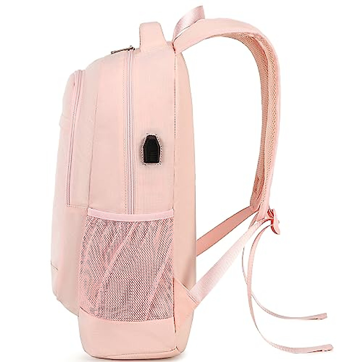 abshoo Lightweight Travel Backpack For School Women Girls Laptop Backpack College Water Resistant Daypack Bookbag (Pink)