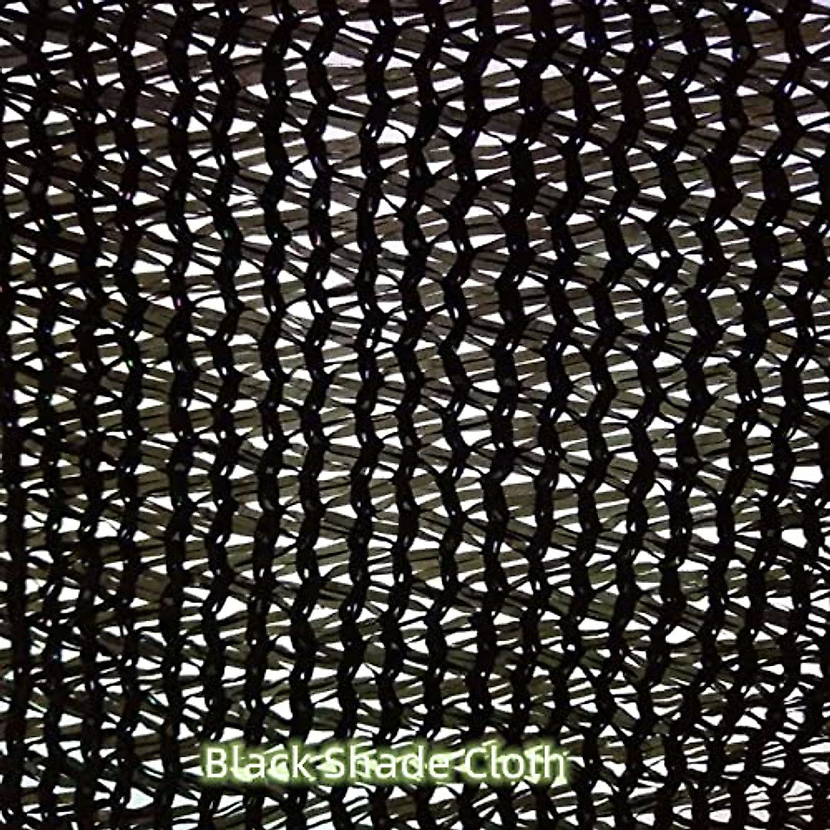 40% 6.5ft x20ft Black Shade Cloth Taped Edge with Brass Grommets Garden Sun Shade UV Resistant Sunblock Shade Net for Outdoor Plants Vegetables Greenhouse (6.5ftx20ft)