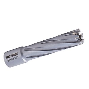 ACTOOL 11/16''Diameter x 2'' Depth of Cut Carbide Tipped TCT ANNULAR Cutter with 3/4'' Weldon Shank