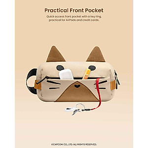 tomtoc Palico EDC Sling Bag for Men and Women, Monster Hunter Travel Daypack Backpack Crossbody Bag