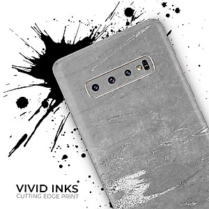 DesignSkinz Dark Silver Marble Swirl V7 Protective Vinyl Decal Wrap Skin Cover Compatible with The Samsung Galaxy S20 (Screen Trim & Back Glass Skin)