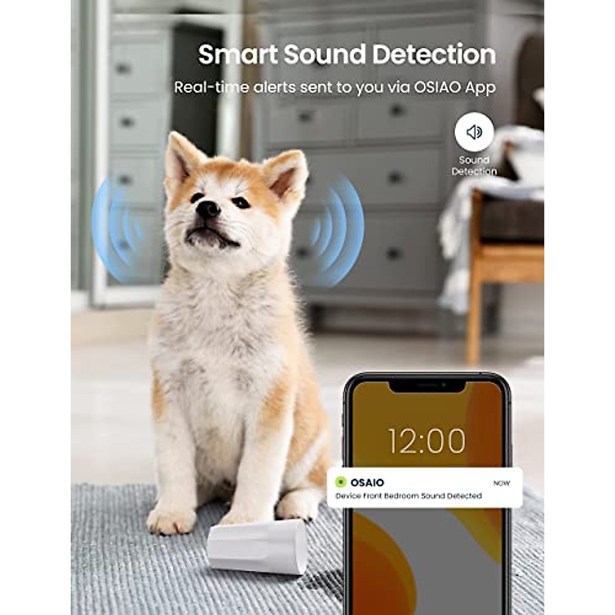 GNCC Pet Camera with Phone APP, Indoor Camera for Baby/Pet/Security(2 Pack), Wi-Fi Camera with Motion/Sound Detection, SD&Cloud Storage, 2-Way Audio, Horizontal Remote, Manual Up and Down