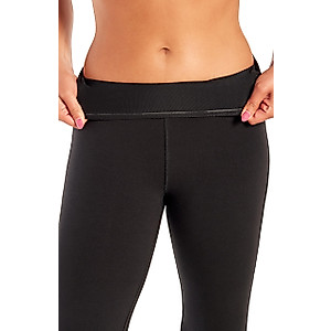 Marika Women's Carrie Tummy Control Bootleg Pant, Black, Medium/34" Inseam