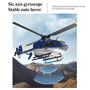 GoolRC Remote Control Helicopter 2.4GHz Remote Control Drone RC Helicopters 6-axis Gyroscope Stabilization Aileronless One-key Take-off Landing Altitude Hold Toy Gift for Adults with 2 Batteries