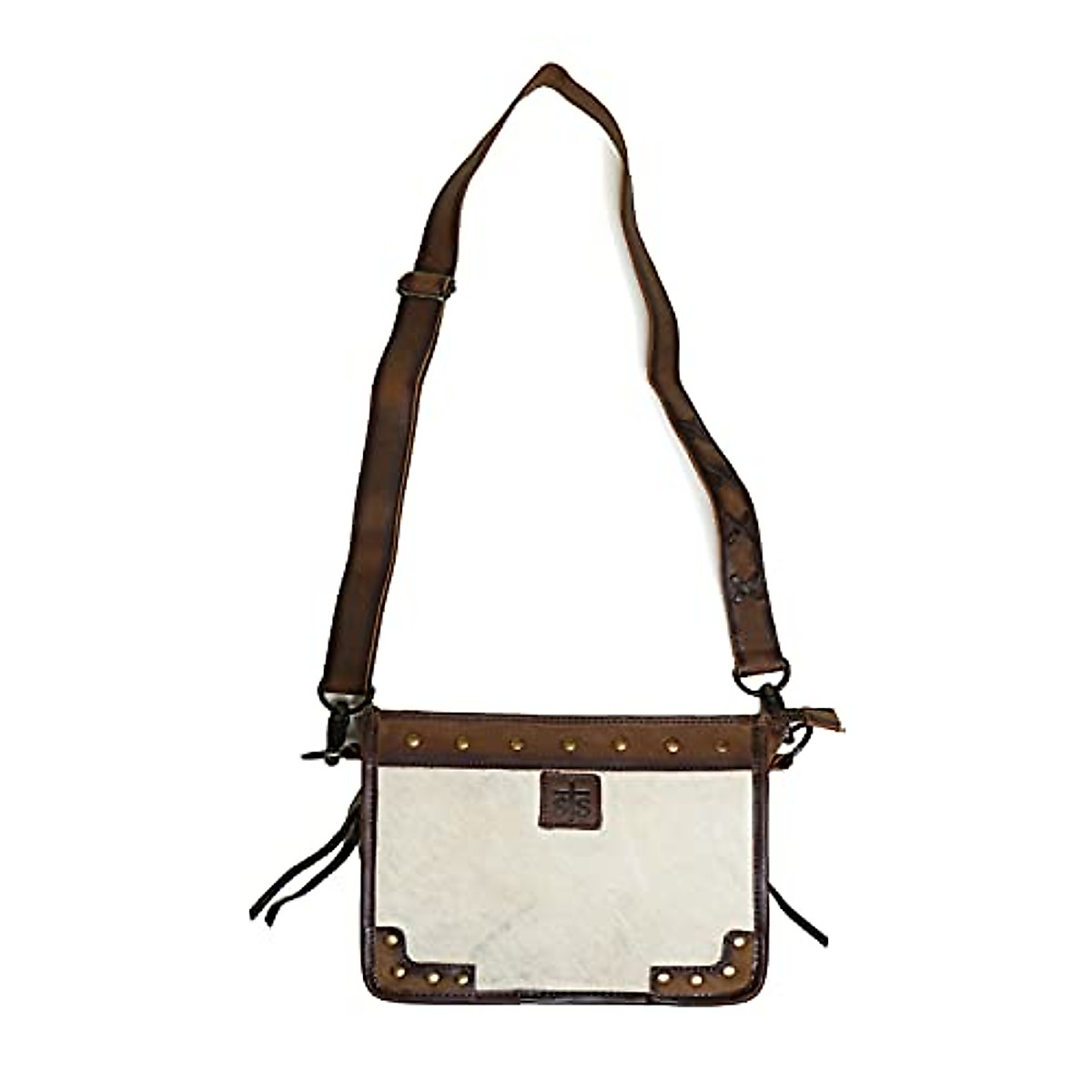 STS Ranchwear Women's Cowhide Mae Durable Leather Casual Crossbody Bag with Adjustable & Removable Strap