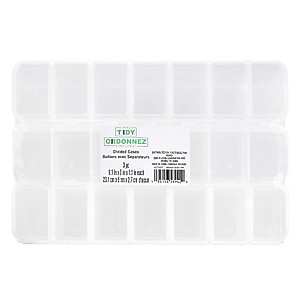 Clear 7-Compartment Jewelry Storage Boxes, 3ct. by Bead Landing™