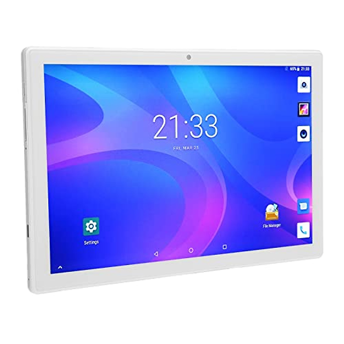LBEC 10 Inch Tablet, 1920x1200 IPS for 11 Silver Tablet 2.4G 5G WiFi for Office (US Plug)