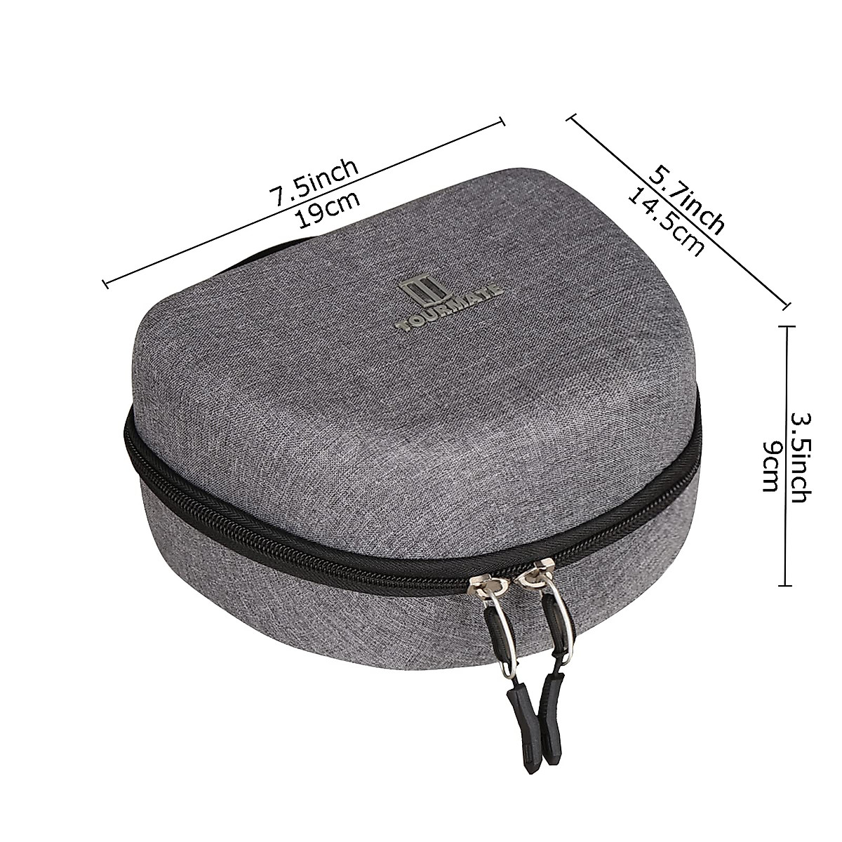 Tourmate Hard Travel Case for Skullcandy Crusher Evo Over-Ear Headphones/HROEENOI JZ02 Headphones/Anker Soundcore Life Q20 Noise Cancelling Headphones (Case Only)