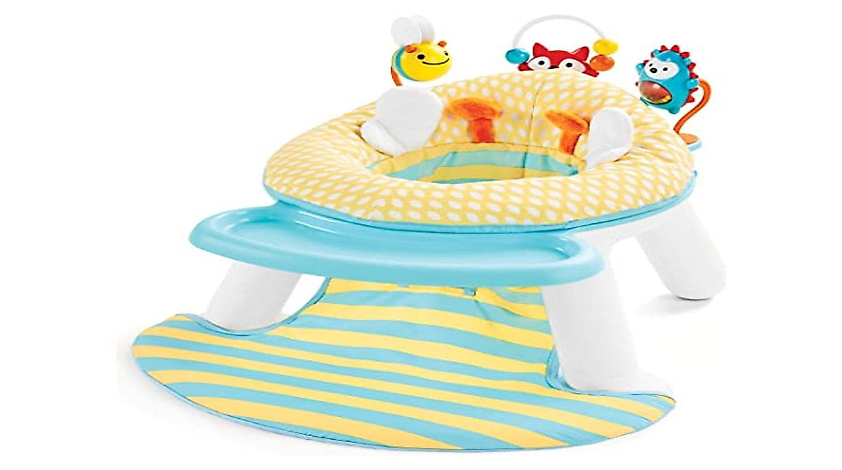 Skip Hop 2-in-1 Sit-up Baby Chair with Toys & Removable Cover