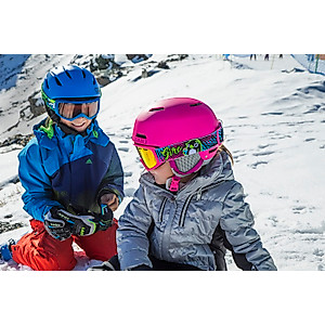 Giro Crue Kids Ski Helmet - Snowboard Helmet for Youth, Boys & Girls - Matte Bright Pink - S (52-55.5 cm)