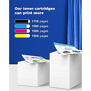 126A Toner Cartridges 4-Pack Replacement for HP 126A CE310A CE311A CE312A CE313A Toner Laserjet Pro CP1025 CP1025nw,Pro 100 Color MFP M175nw M275 M275NW Printer Ink (Black, Cyan, Magenta, Yellow)