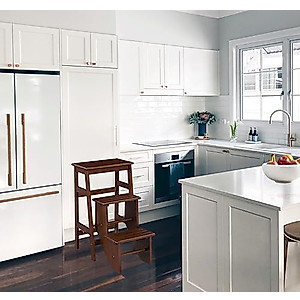 Niko Folding 30" Step Stool - Cappuccino