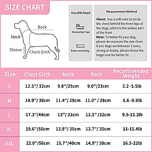 Dog Striped Recovery Suit, Puppy After Surgery Onesie for Female Male Dogs, Dogs Cats Long Sleeve Pajamas Bodysuit, Surgery Abdominal Wound Bandages Clothes, Dog Pant for Shedding Skin Disease