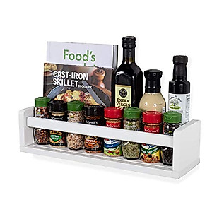 Wallniture Madrid White Bookshelf for Nursery and Kids Room Decor, Sturdy Wood Toy Storage Organizer Kids Bookshelf