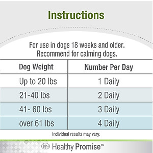 Four Paws Healthy Promise Calming Chews for Dogs 90 Count