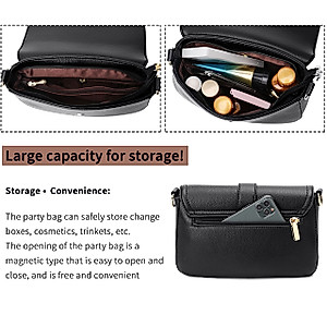 FSD.WG Fashion Quilted Crossbody Bag,Leather Ladies Shoulder Purses, Mini Shoulder Bag,Phone Wallet Purse for Women