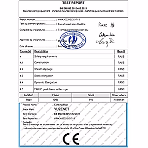 YUZENET Braided Polyester Arborist Rigging Rope (3/8 inch X 100 feet) High Strength Outdoor Rope for Rock Climbing Hiking Camping Swing, Blue/Red