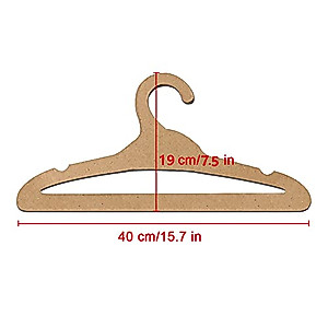Adult Cardboard Hangers,10 Pcs Eco Friendly Clothes Hanger Paper Hangers for Adult Pants,T-Shirts,Skirts,Coats