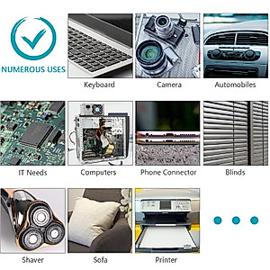 Electric Air Duster for Keyboard Cleaning, Rechargeable 6000mAh Battery, Cordless, Powerful, Energy-Efficient, Replaces Compressed Gas Cans, Air Blower for Electronics, Computers