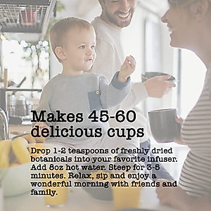 Sleepynight Tea Extra Strength, 45-60 Servings, Eco-Conscious Zip Pouch, Caffeine Free, Pure Loose Leaf Tea Grown in America, 5 Ounce (Medium)